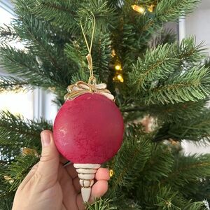 Holiday | Santa Claus Vintage Glass Ornament | Poshmark